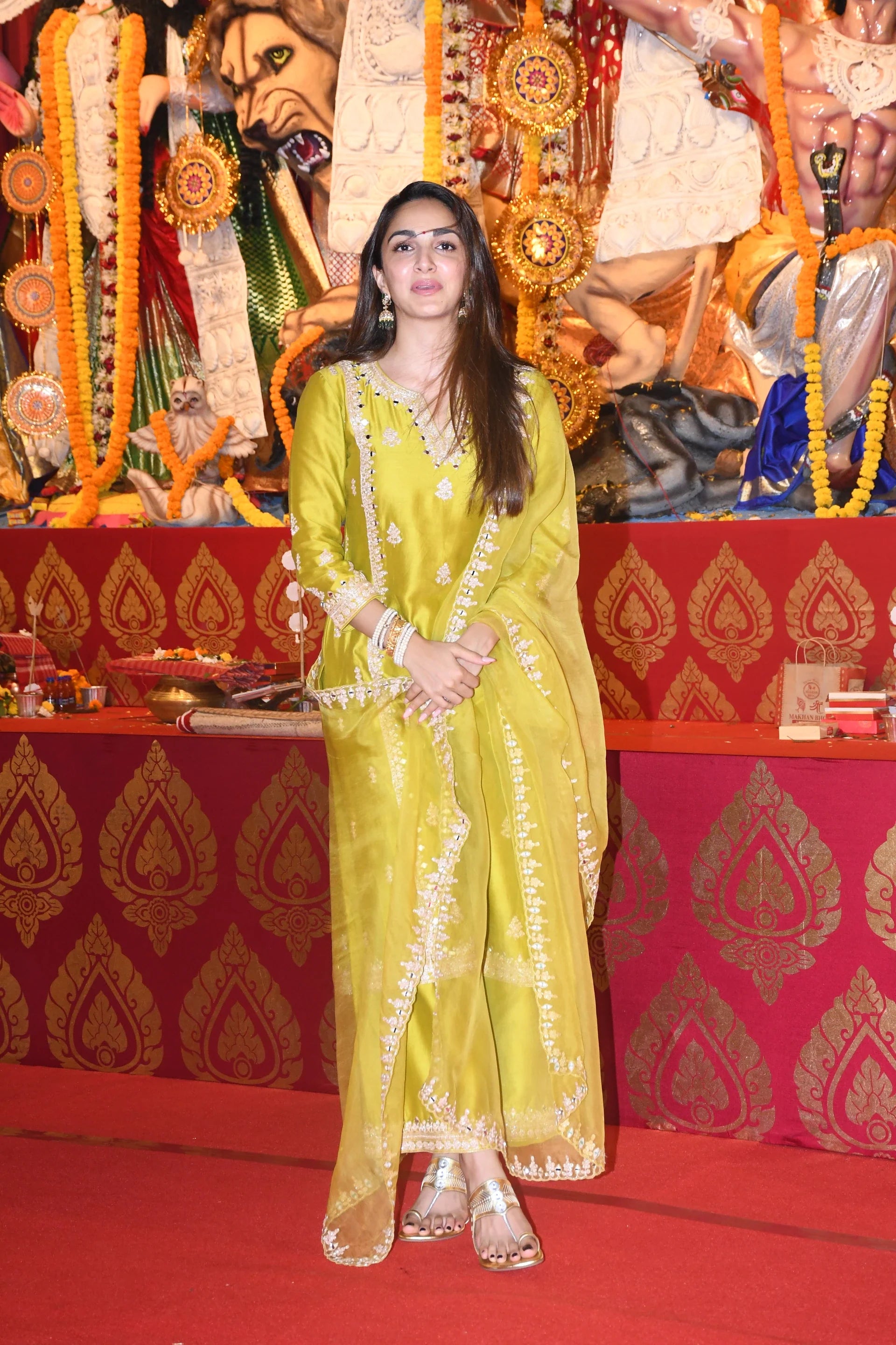 Chanderi Suit with Embroidered Pants and Dupatta – Sai Fashions (UK) Ltd.